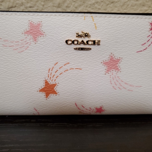 Coach | Bags | Coach Slim Wallet With Shooting Stars Print | Poshmark